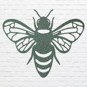 Honey Bee Wall Art, Bee Home Decor, Laser Cut Metal Wall Decor, Metal ...