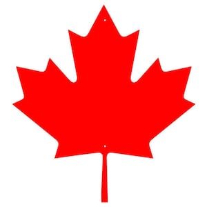 Canada Maple Leaf Metal Art, Red Maple Leaf Art Home Decor, Laser Cut ...