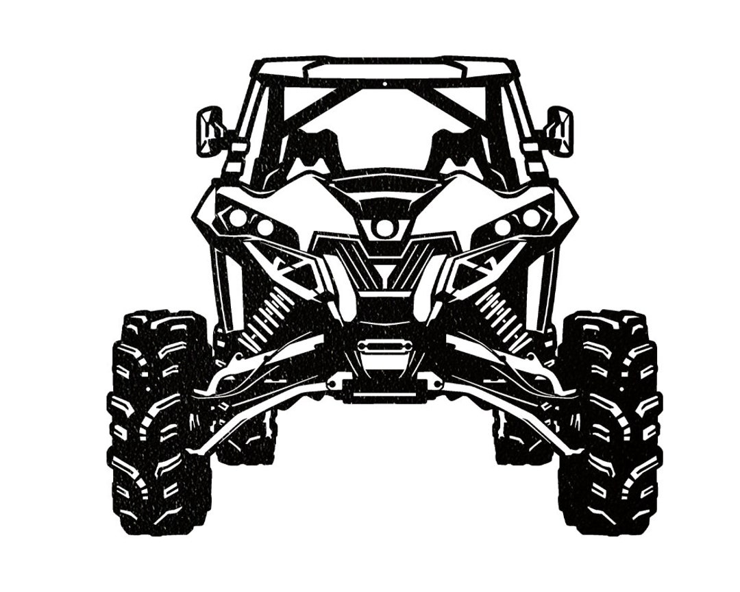UTV Wall Art, off Road Car Art, Laser Cut Metal Sign, Workshop Wall ...