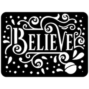 Believe Metal Sign, Modern Believe Wall Art, Christian Wall Art ...