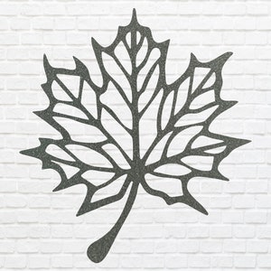 Metal Leaf Wall Art, Maple Leaf Wall Decor, Nature Wall Art, Wall ...