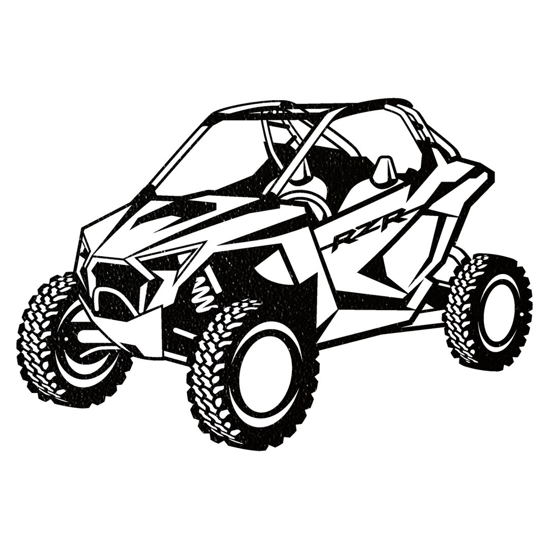 UTV Metal Art, Car Wall Decor, UTV Wall Art for Garage Decor, Garage ...