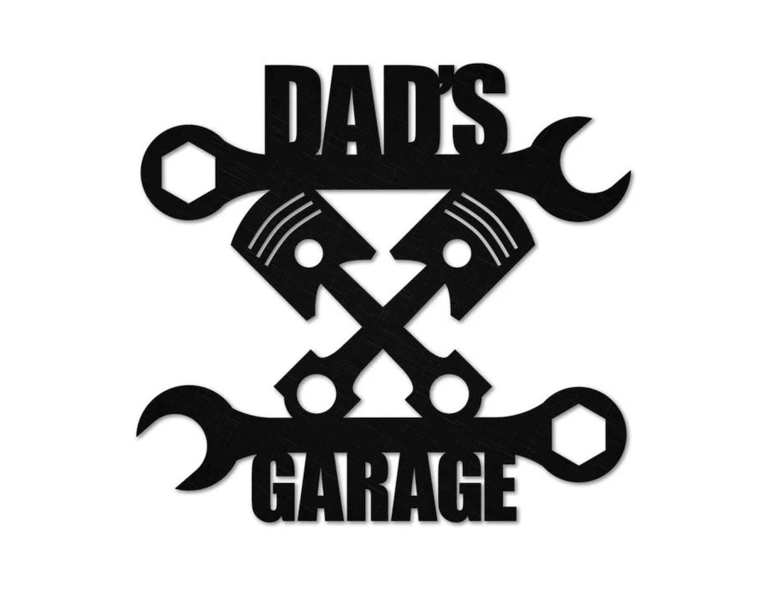 Personalized Dad's Garage Sign Housewarming Plaque Decor - Etsy