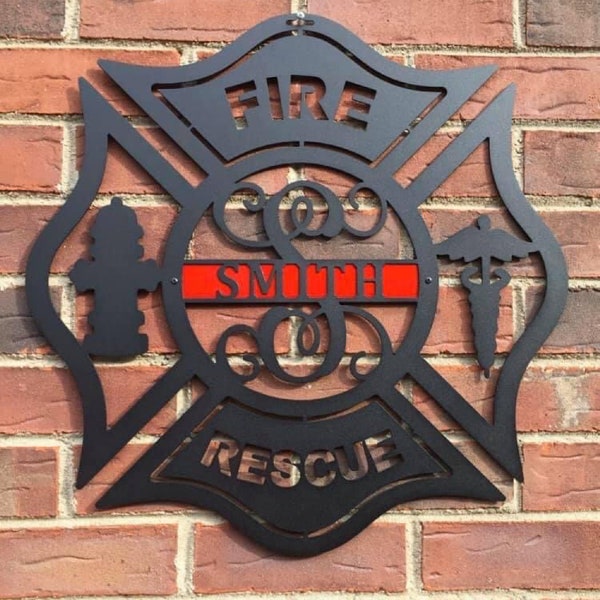 Metal Fire Dept Signs - Etsy