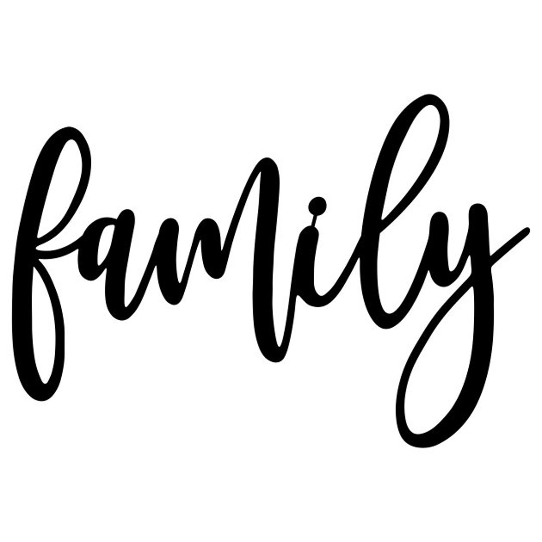 Family Metal Wall Sign, Family Sign Metal Word Art, Front Door Signs ...