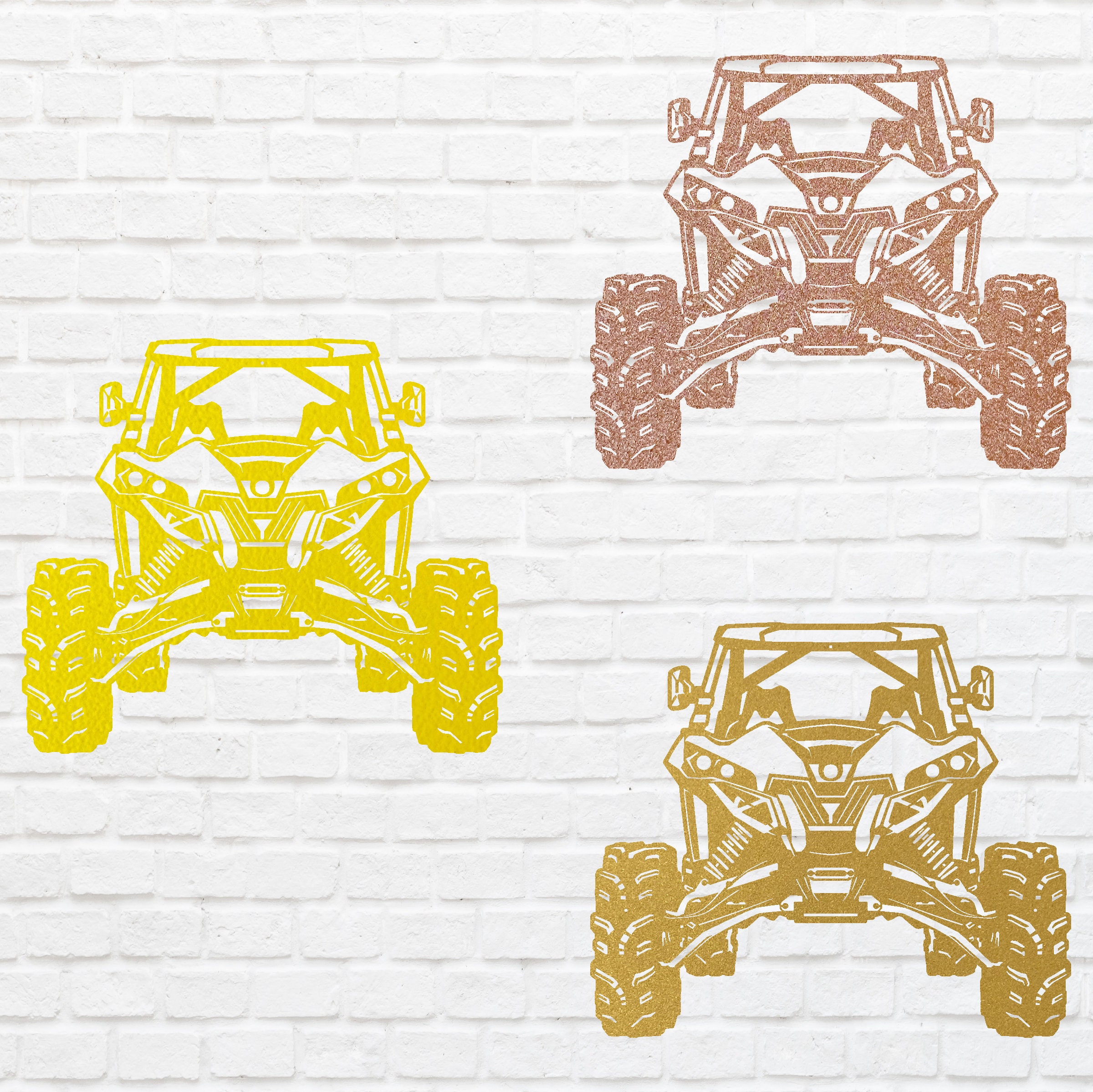 UTV Wall Art, off Road Car Art, Laser Cut Metal Sign, Workshop Wall ...