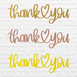 Thank You Metal Wall Art, Thank You Heart Metal Sign, Laser Cut Metal ...