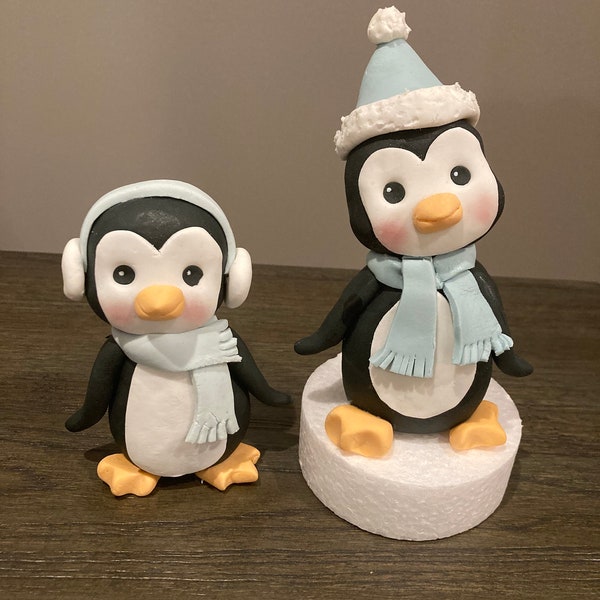 Penguin Cake Topper - Etsy