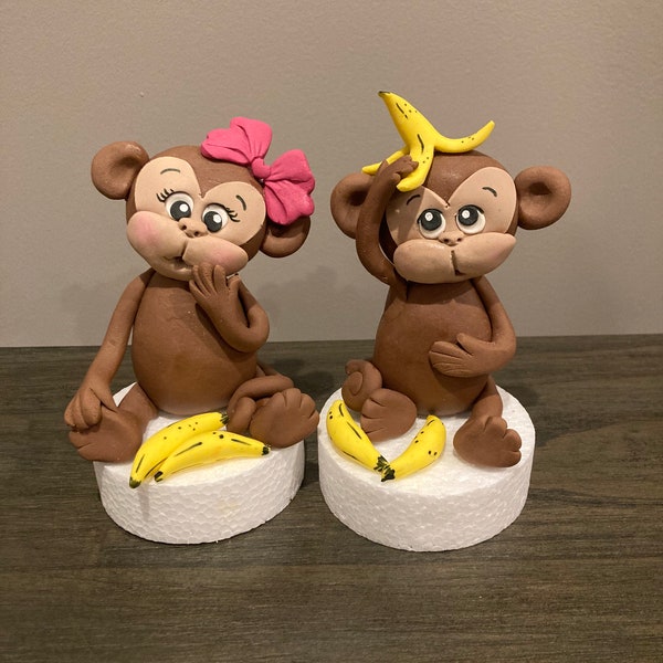 Monkey Topper - Etsy