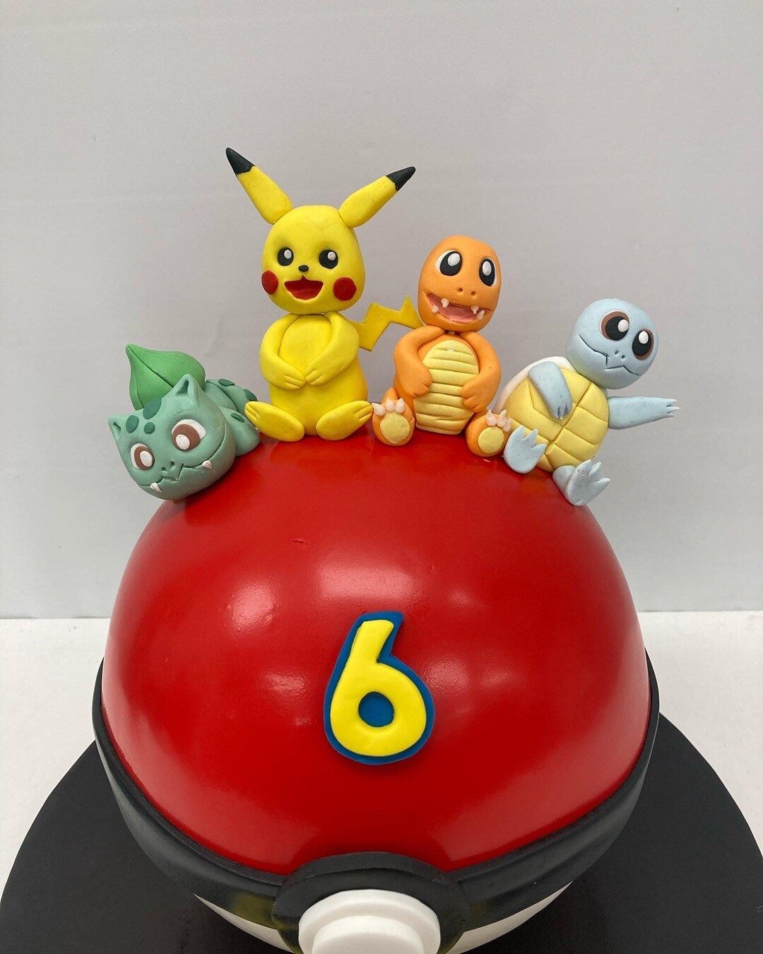 Fondant Pokémon Cake Topper Birthday for Boy Topper Fondant - Etsy