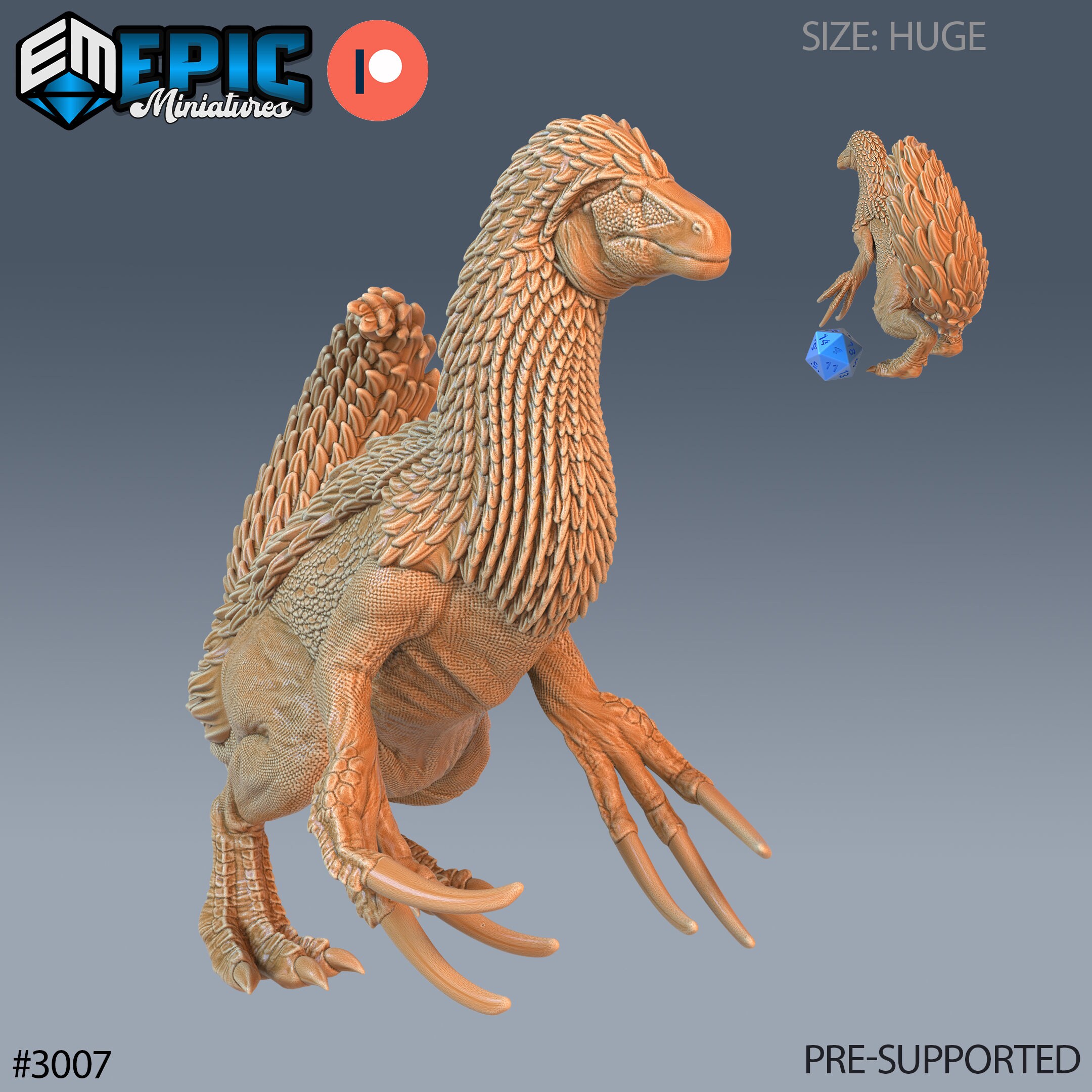 Therizinosaurus | Therizinosaurus Mount | Epic Miniatures | Tabletop ...
