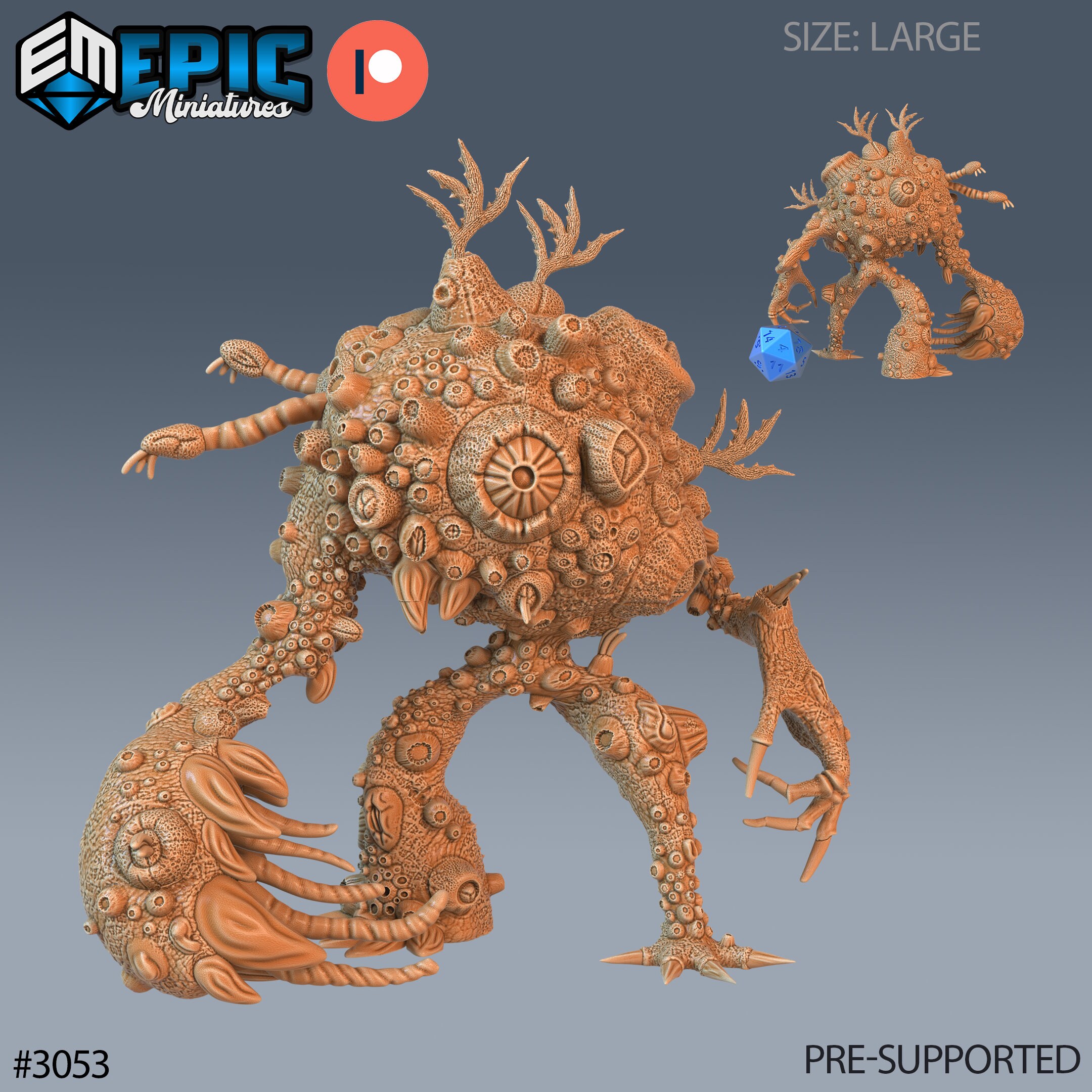 Fungus Golem | Epic Miniatures | Eternal Fungi | Tabletop Miniatures - Etsy