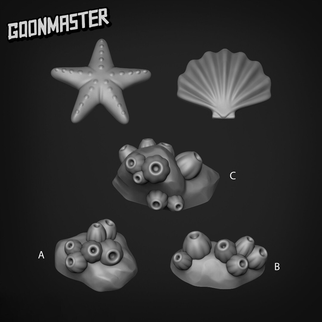 Sea Floor Goonmaster Games Basing Bits - Etsy Australia