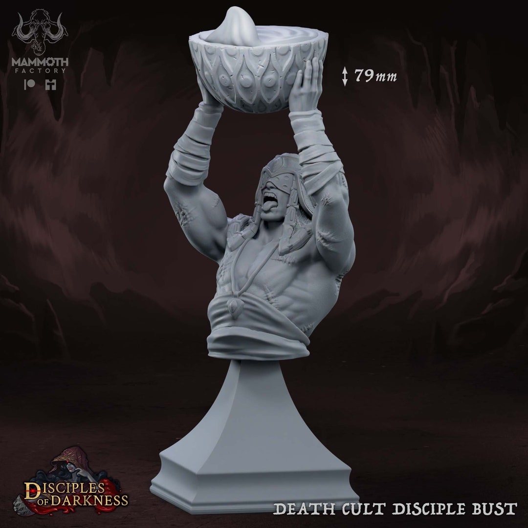Death Cult Disciple Mammoth Factory Disciples of Darkness Display Bust ...