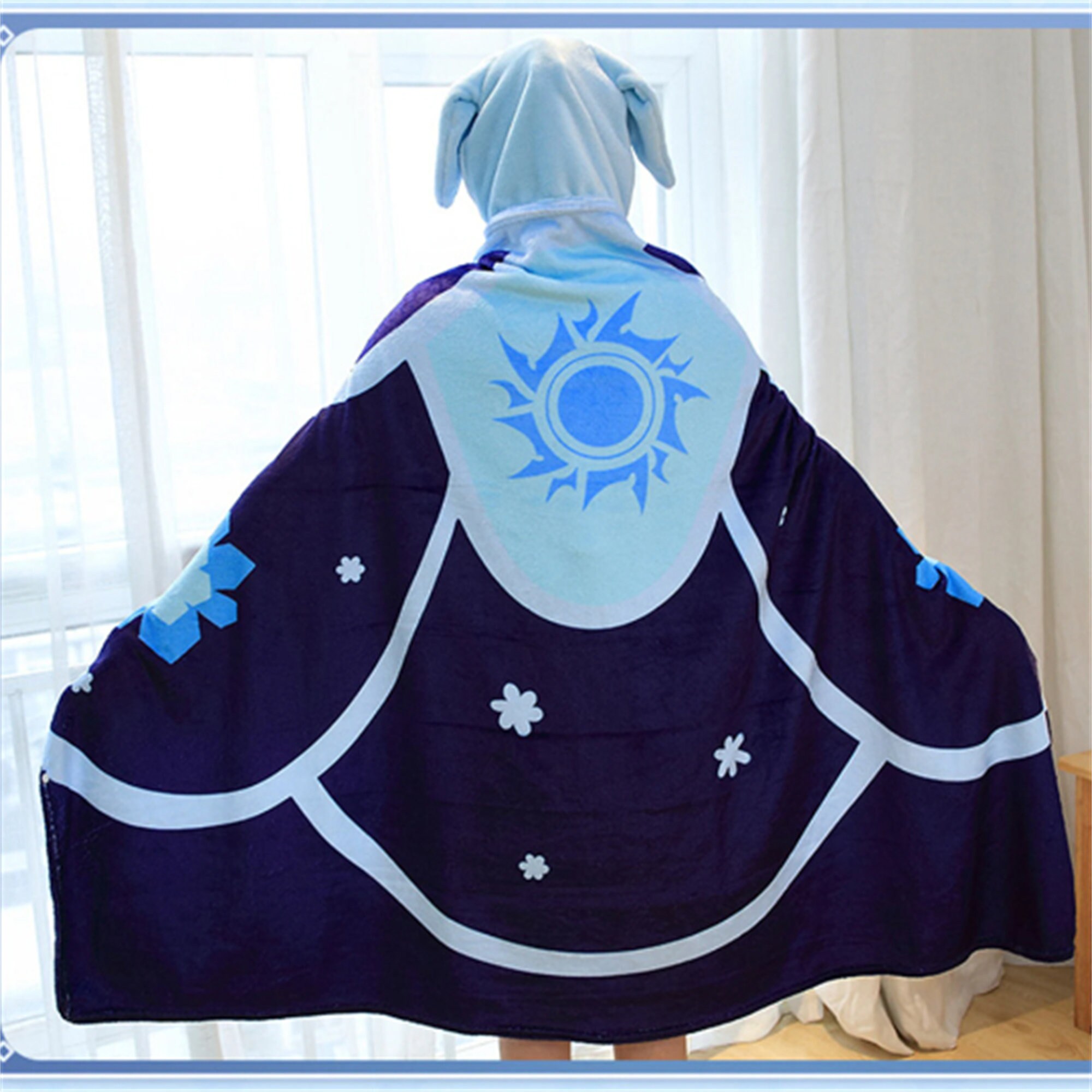 Juego Genshin Impact Manta/capas de felpa, Cryo Abyss Mage/Zhongli/Xiao ...