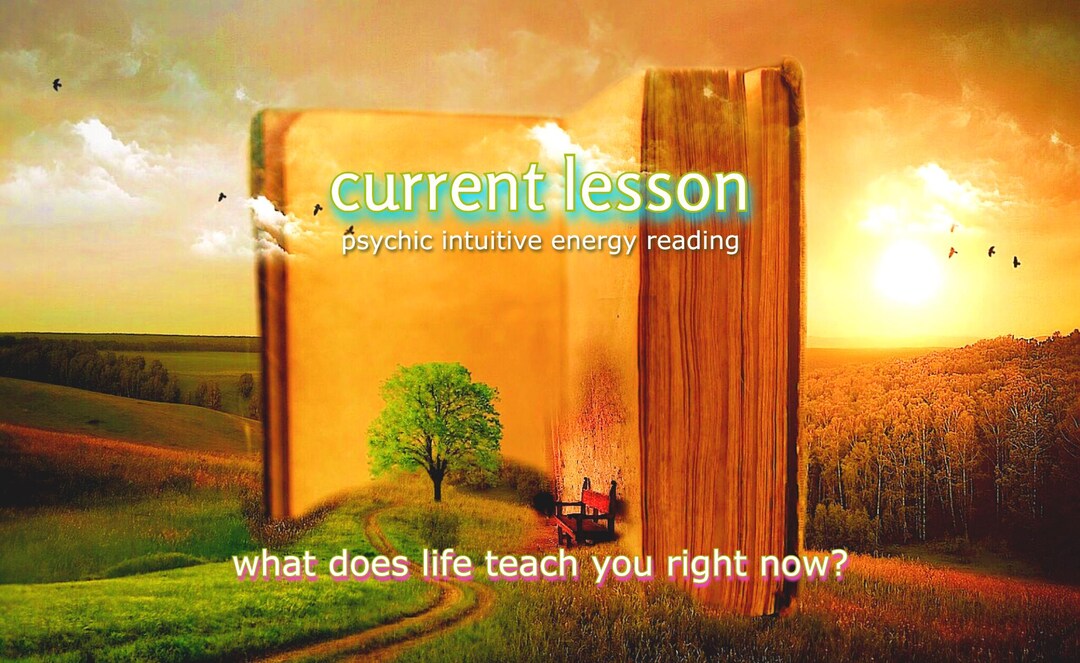 Psychic Intuitive Energy Reading: Current Life Lesson - Etsy