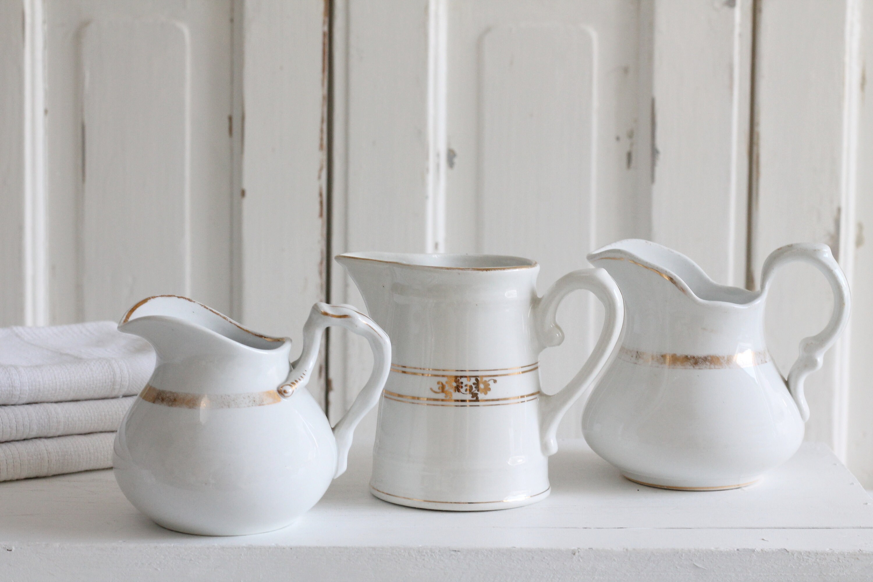 Milk Pitchers From 1800s