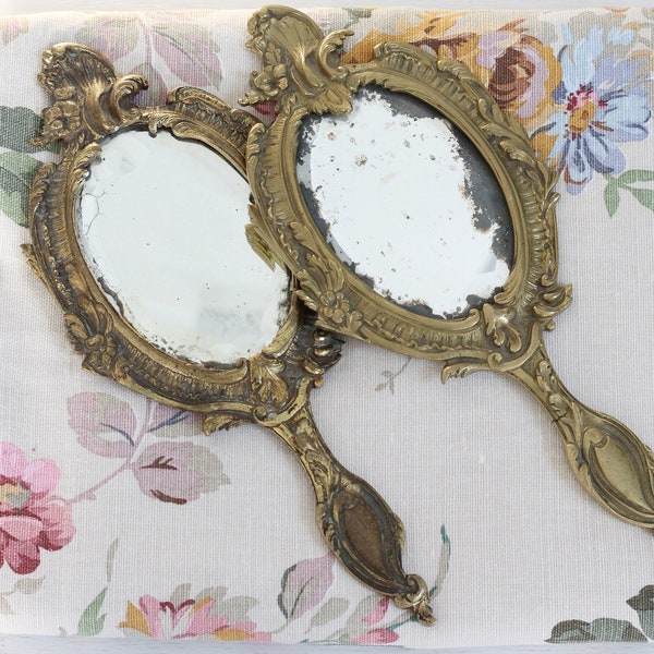 Hand Held Mirror - Etsy