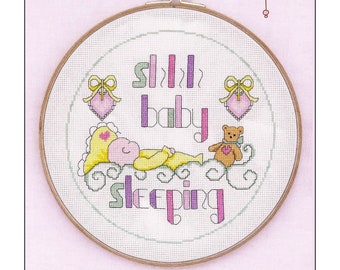 Shhh Cross Stitch - Etsy
