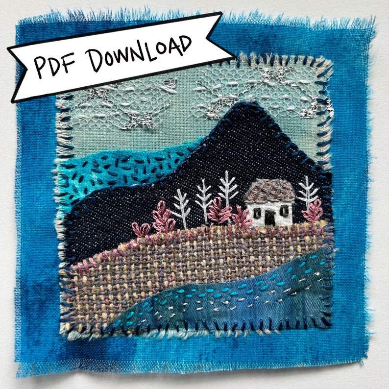 PDF Pattern Mini Landscape 6 Mountain View PDF Instructions and Pattern ...