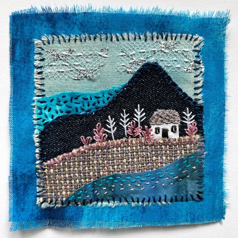 Mini Landscape Kit 6 Mountain View Embroidery Kit - Etsy