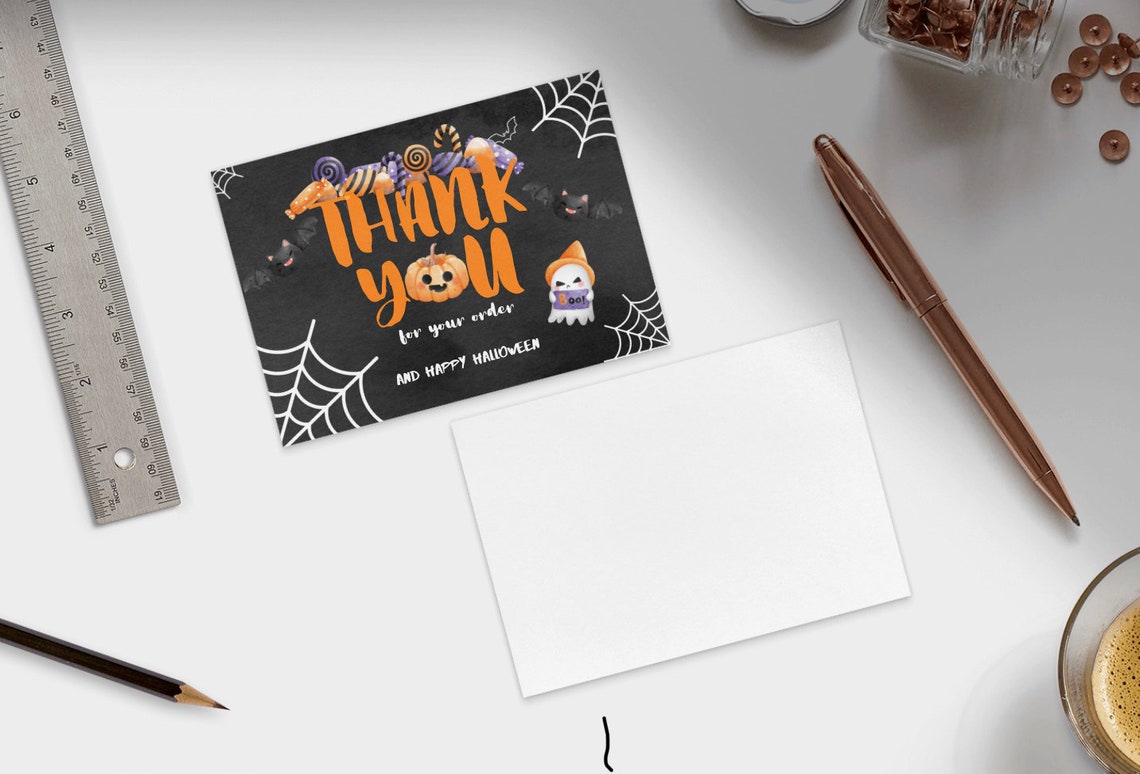 Halloween Printable Card, Card Printable, Downloadable Cards, Order ...