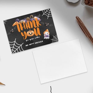 Halloween Printable Card, Card Printable, Downloadable Cards, Order ...