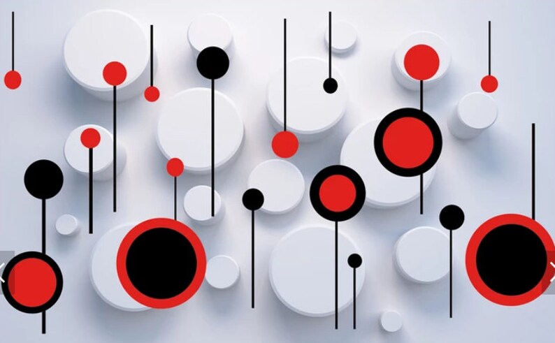 Accent Wallpaper, Abstract Wallpaper Peel and Stick Wall Mural ...