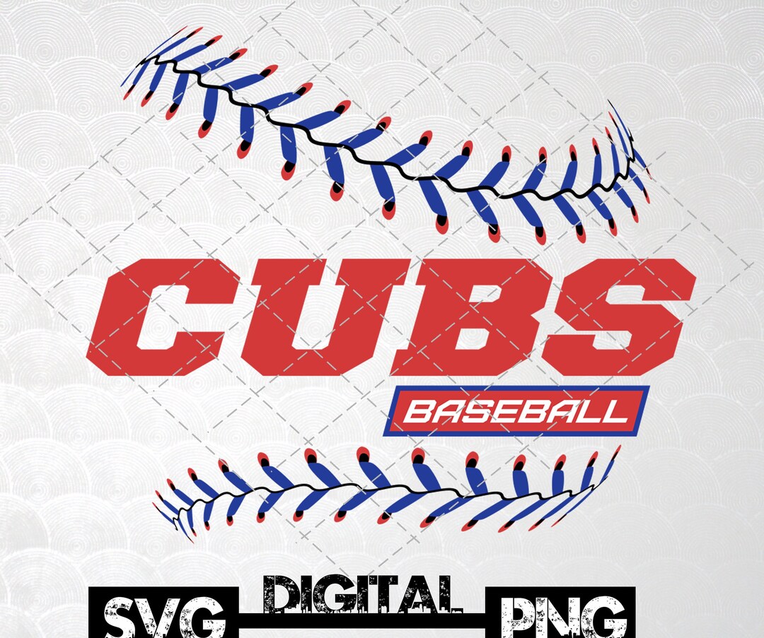 Cubs Baseball Svg - Etsy