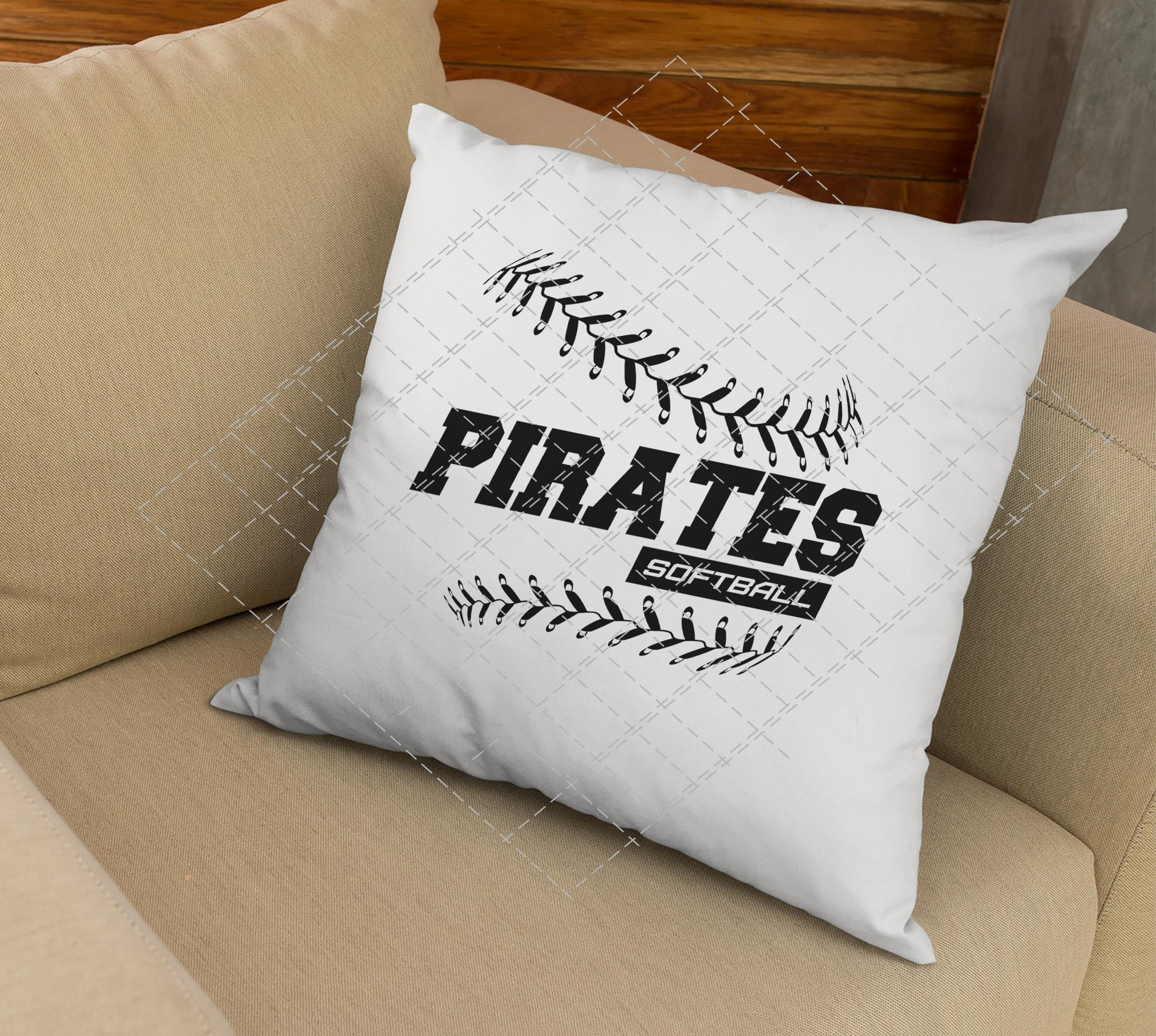 Pirates Softball Svg - Etsy