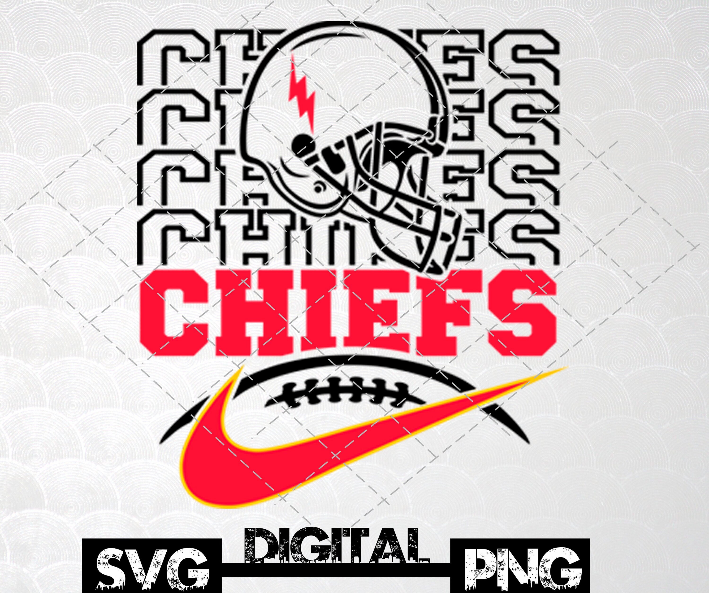Chiefs Football Svg - Etsy