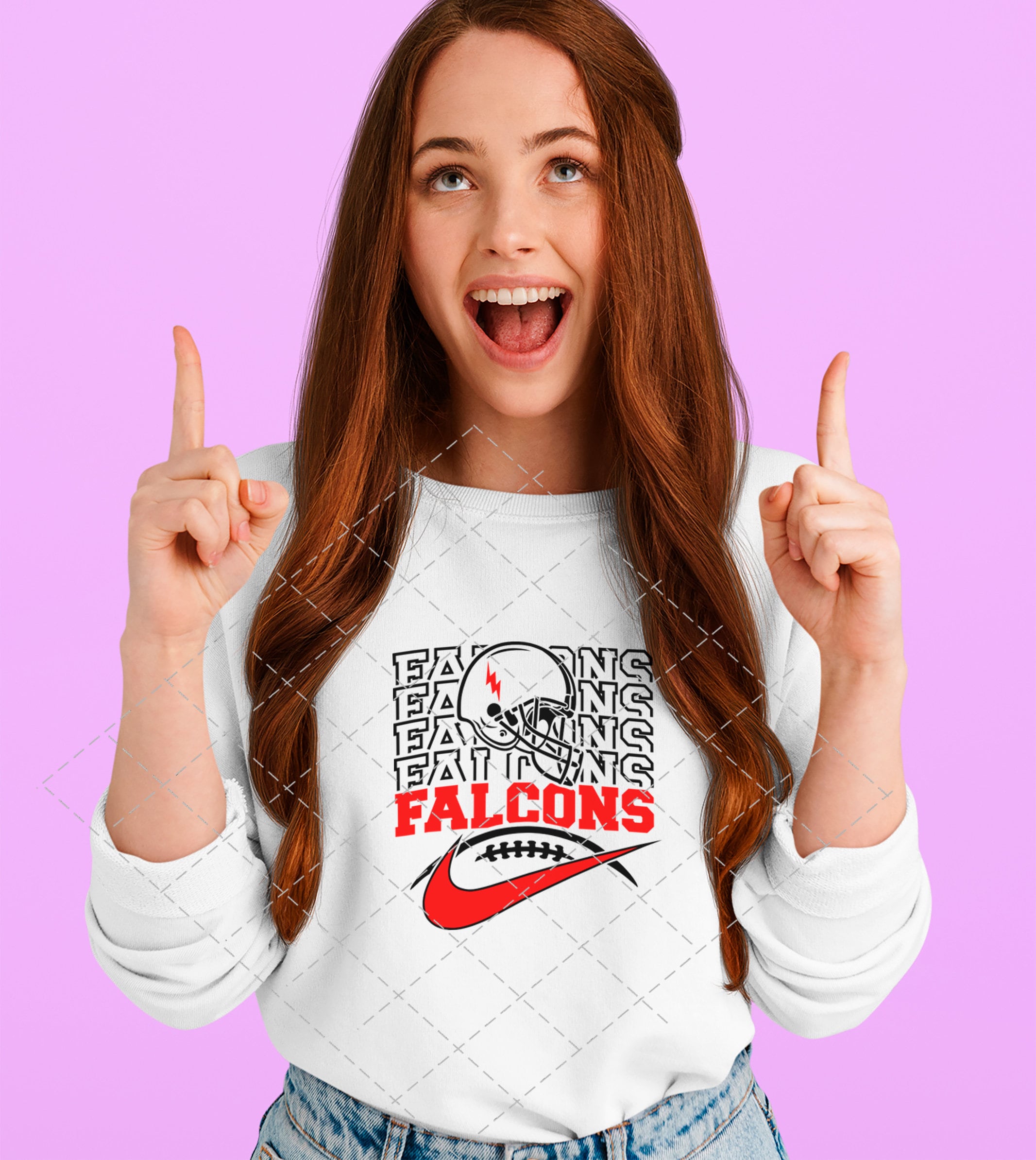 Falcons Football Svg - Etsy