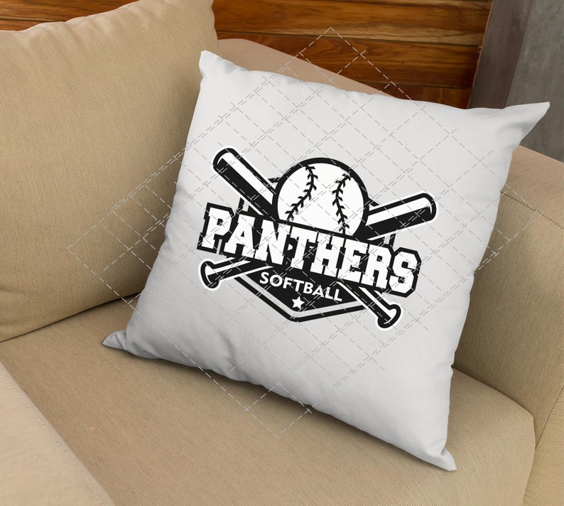Panthers Softball Svg - Etsy