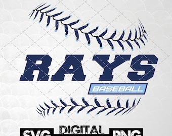 Ray Baseball SVG and PNG - Etsy
