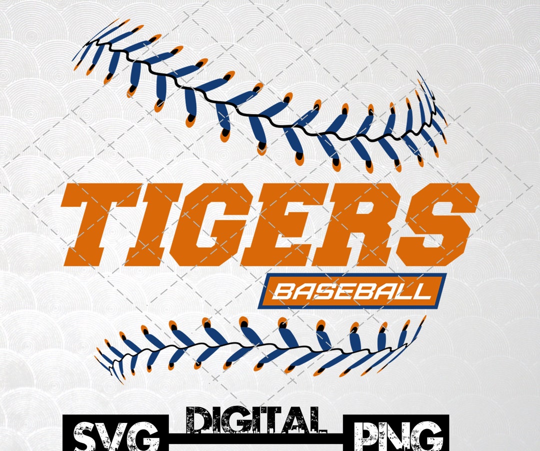 Tigers Baseball Svg - Etsy