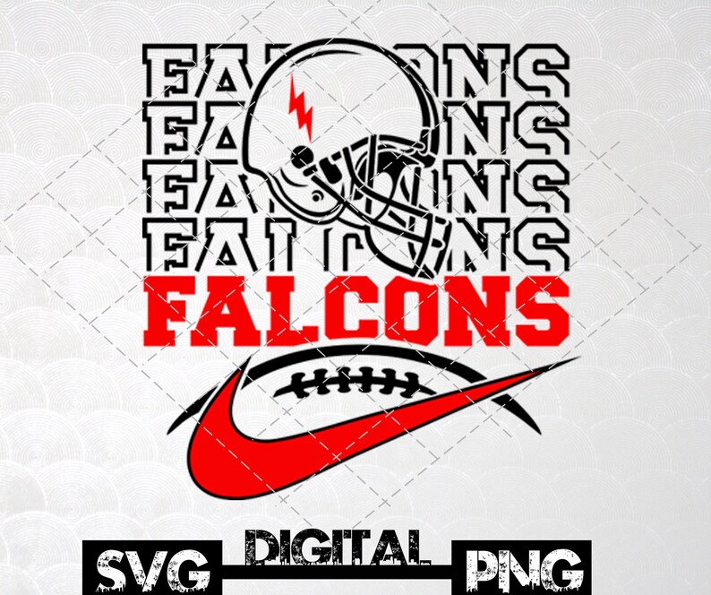 Falcons Football Svg - Etsy