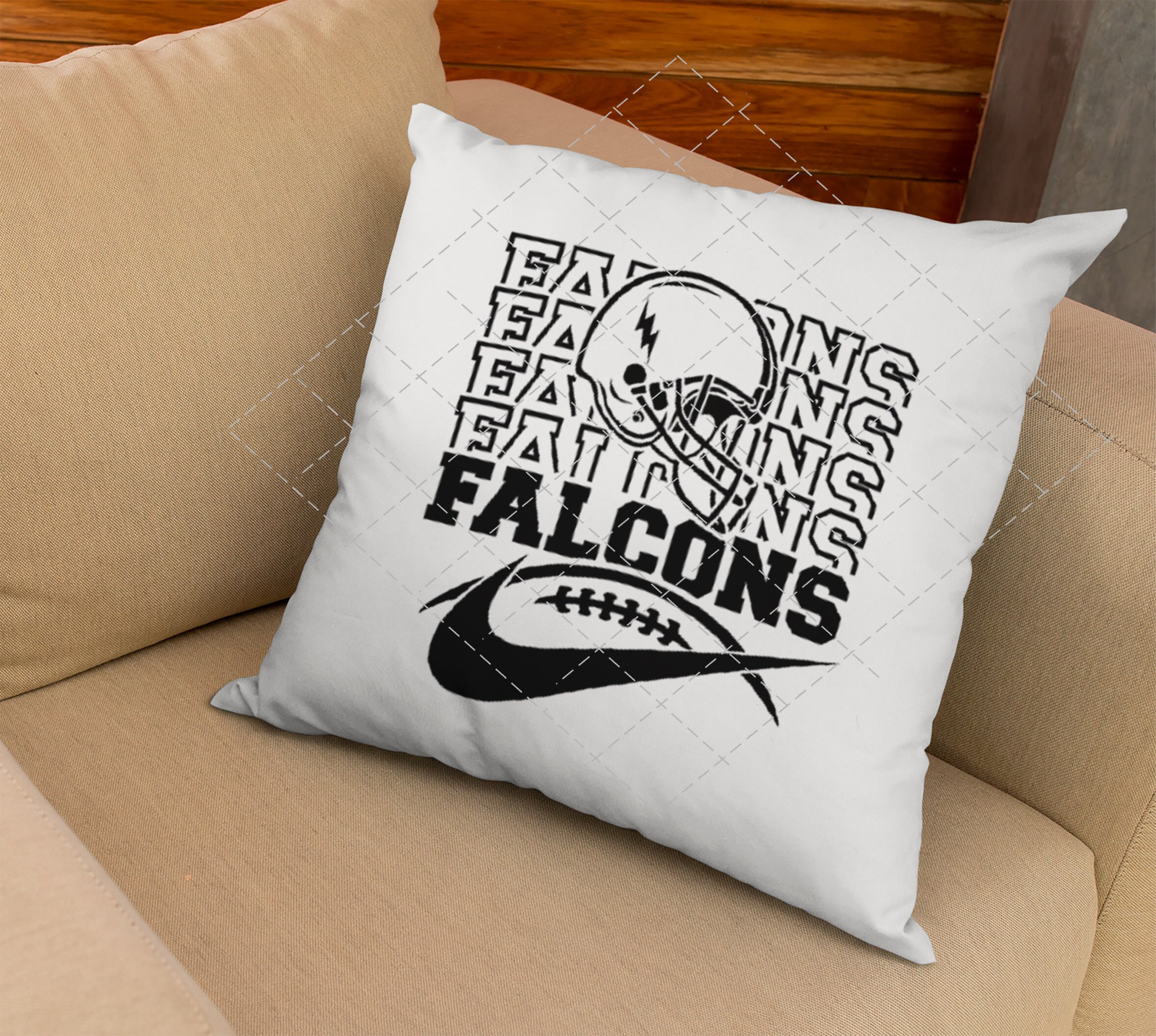 Falcons Football Svg - Etsy