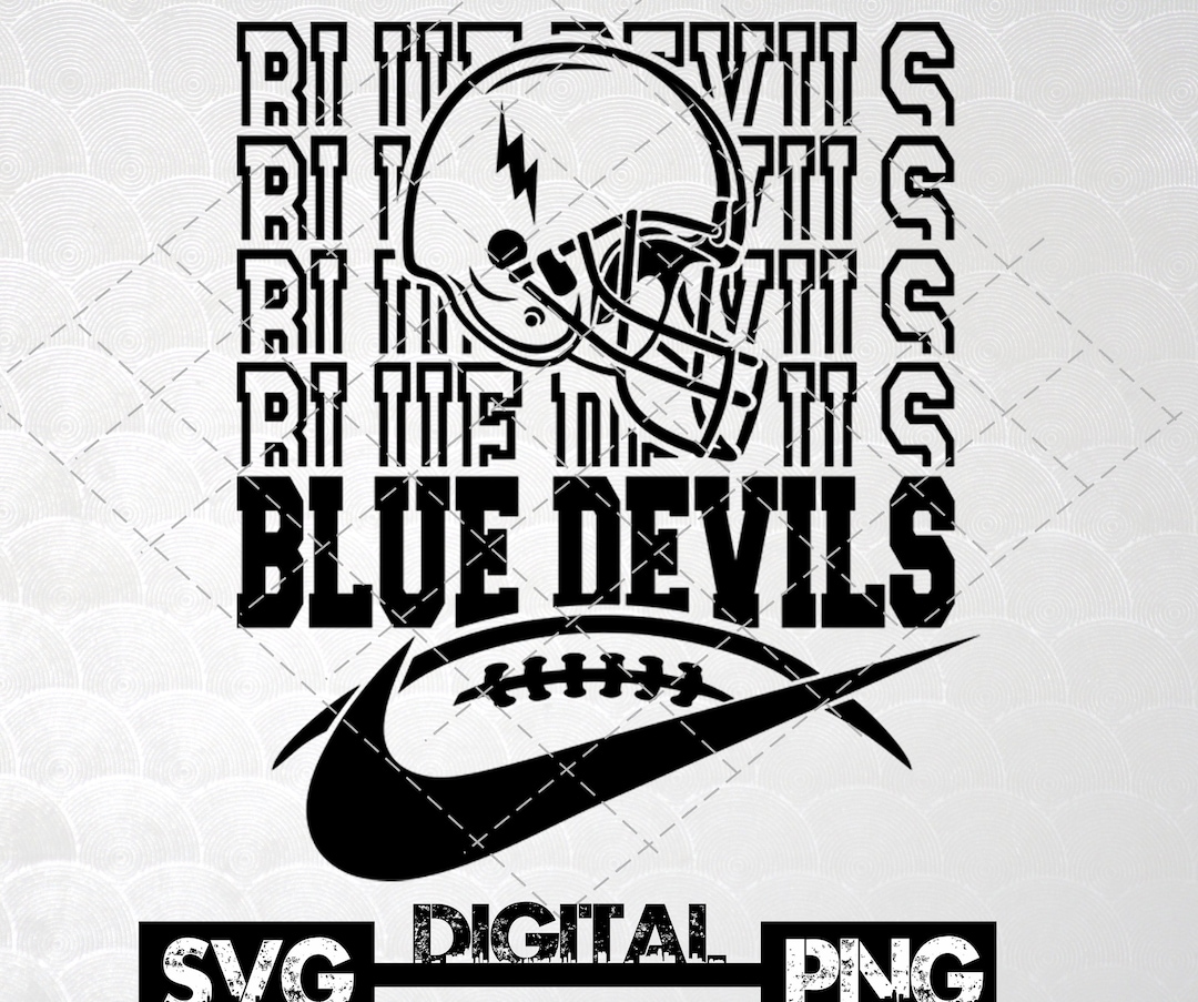 Blue Devils Football Svg - Etsy