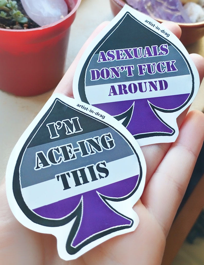 Aesthetic Asexual Pride Stickers - Etsy