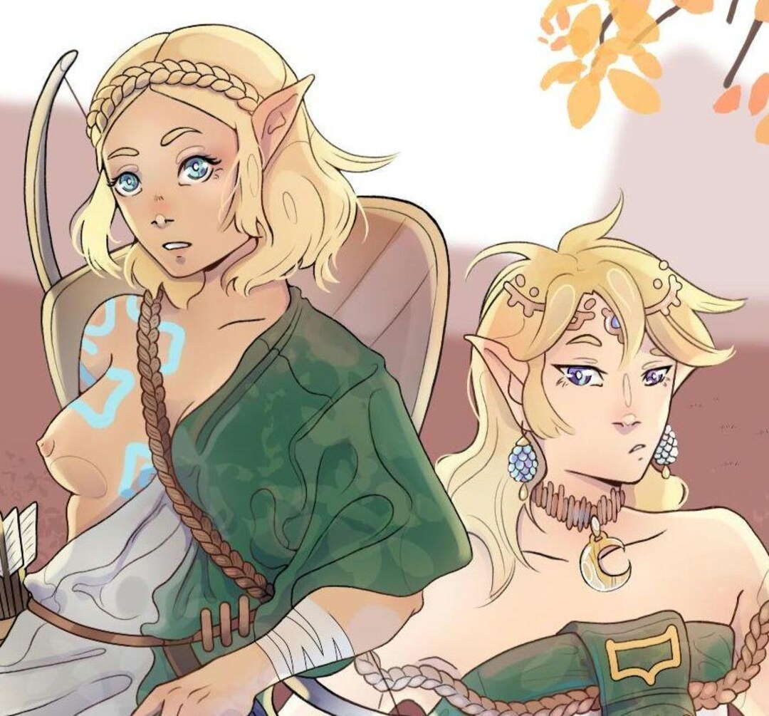 Loz Link Outfit Swap Art Print - Etsy