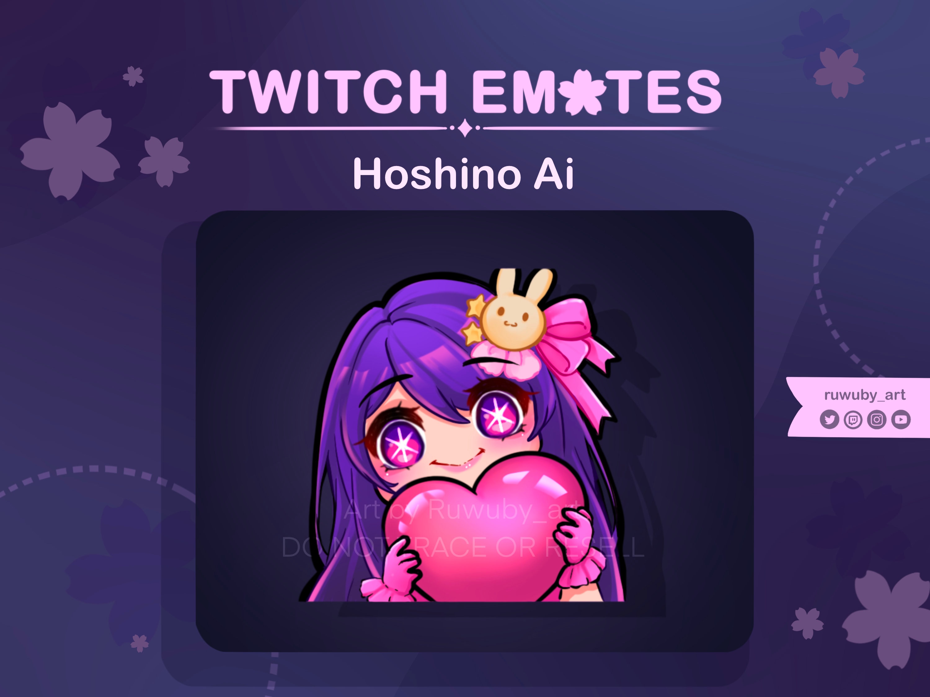 Hoshino Ai Emote - Etsy