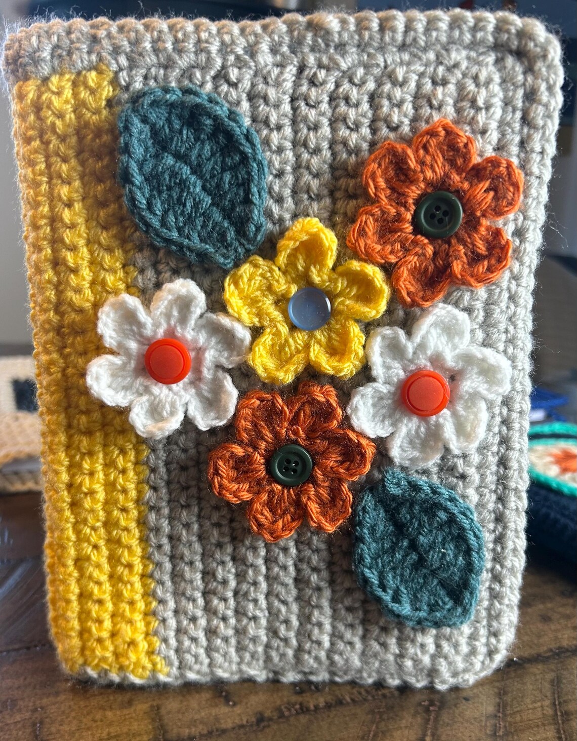 Handmaid Crochet Notebook Cover includes Notebook. - Etsy