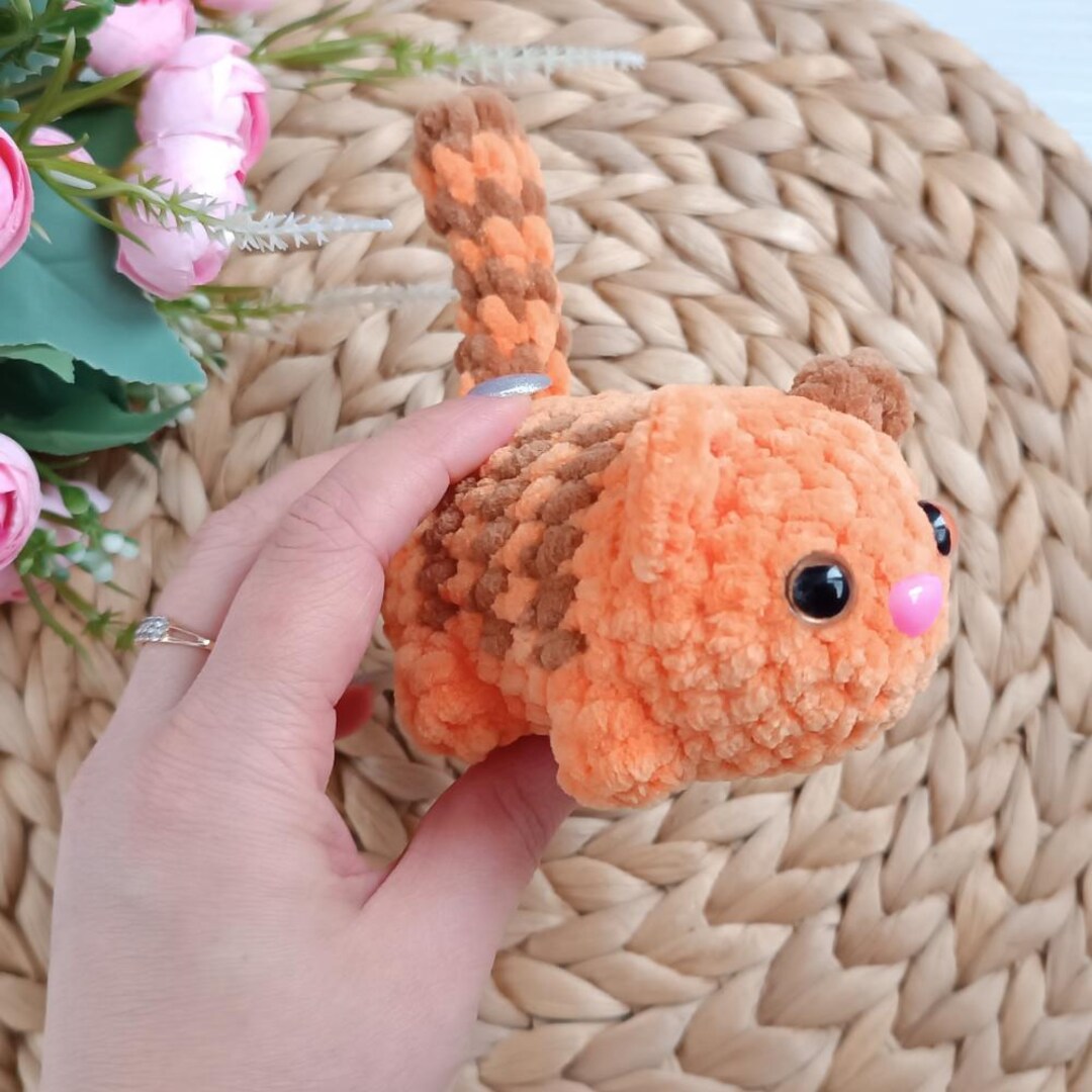 Tabby Cat Crochet Pattern PDF, Beginner Friendly No Sew Amigurumi ...