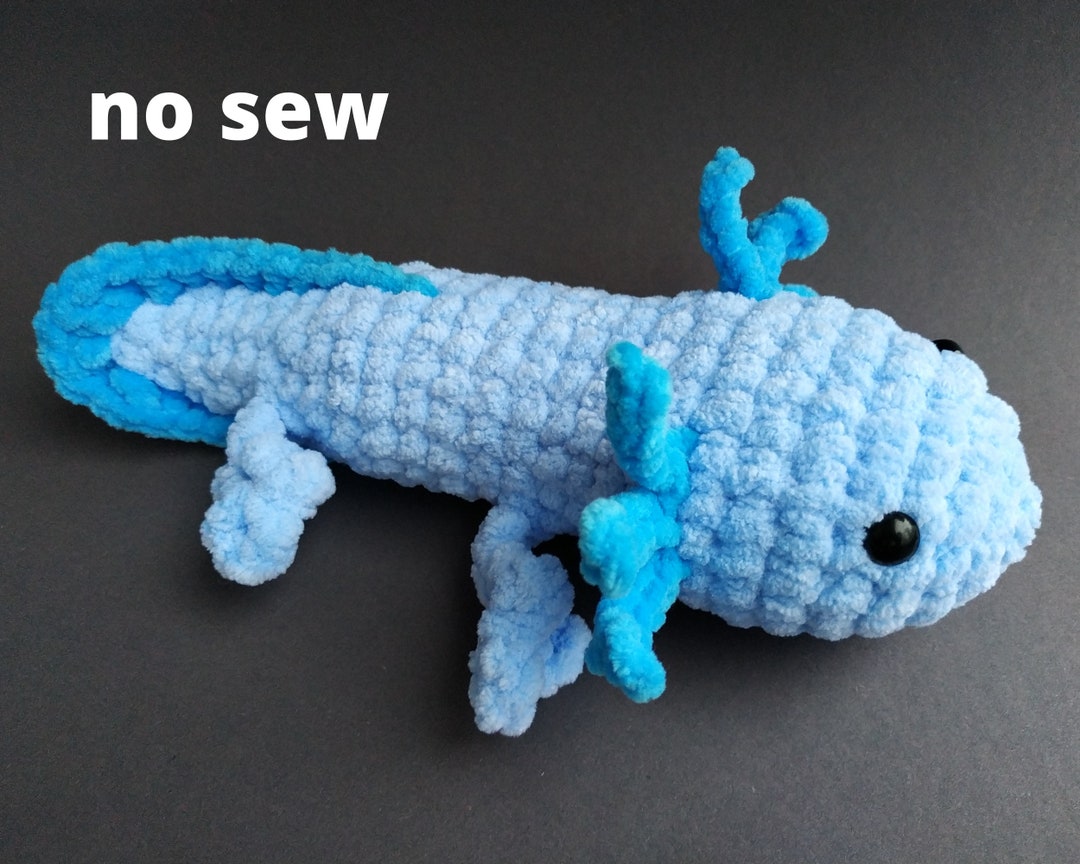 Axolotl Plush No Sew Amigurumi Crochet Pattern Do It Yourself - Etsy
