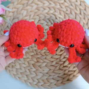Crochet Crab Plush No Sew Pattern Amigurumi Tutorial PDF in English - Etsy