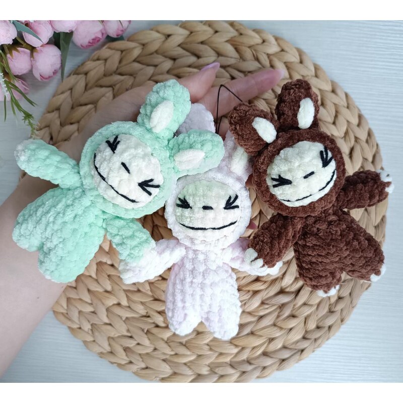 Labubu Plush Keychains - Etsy