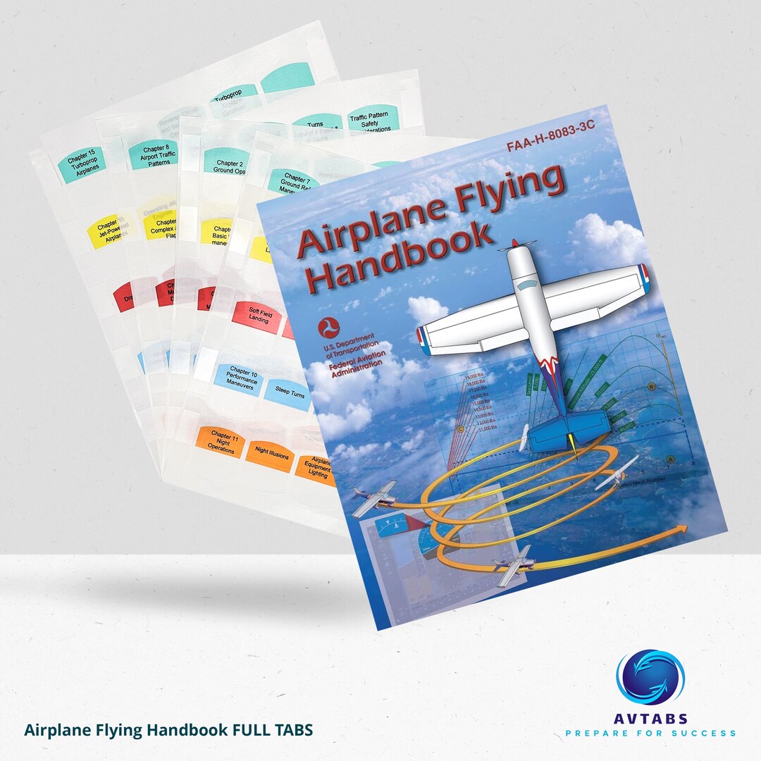Airplane Flying Handbook TABS - Etsy