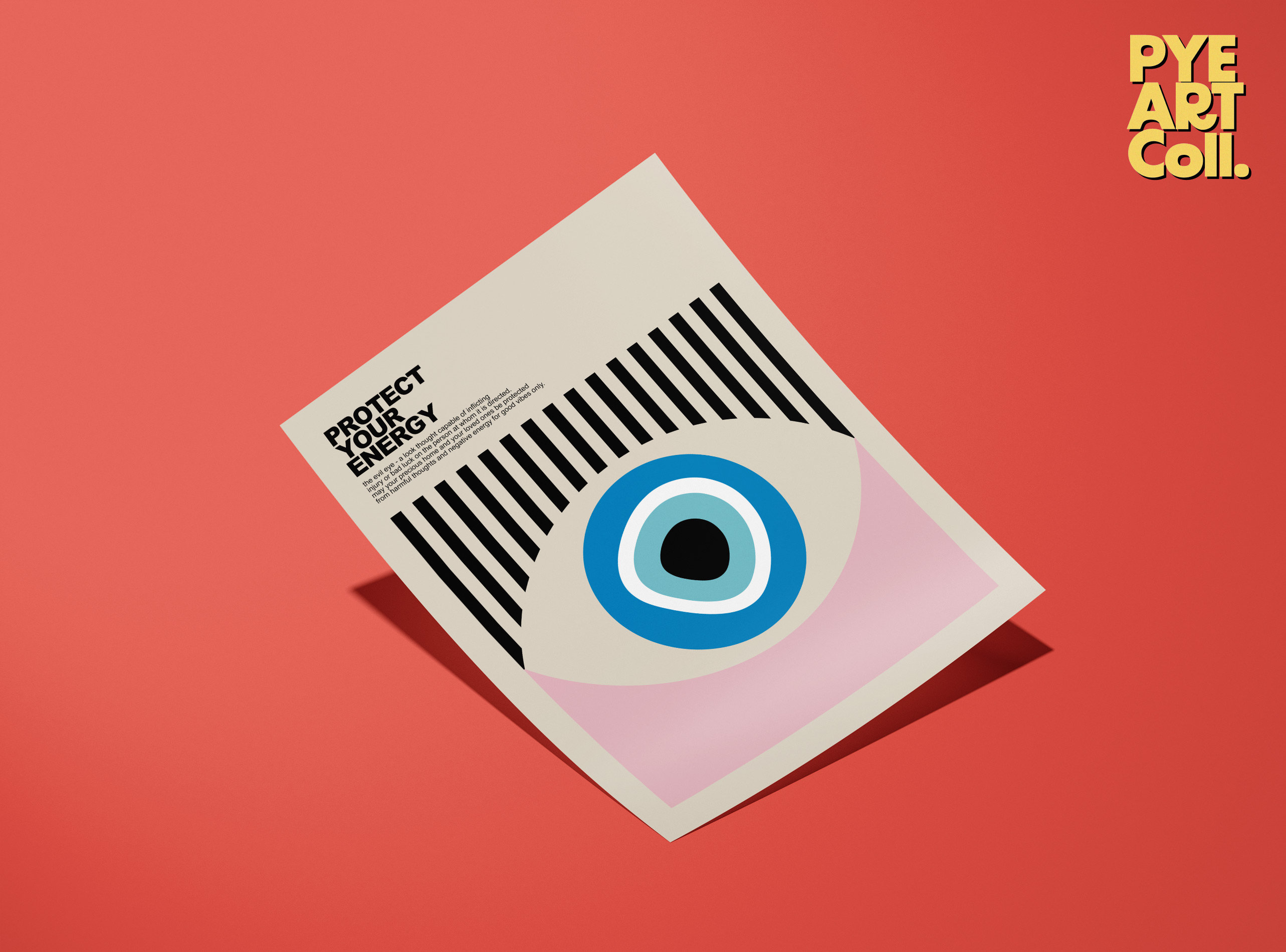 Trendy Evil Eye Poster, Evil Eye Wall Art, Bauhaus Poster, Evil Eye ...