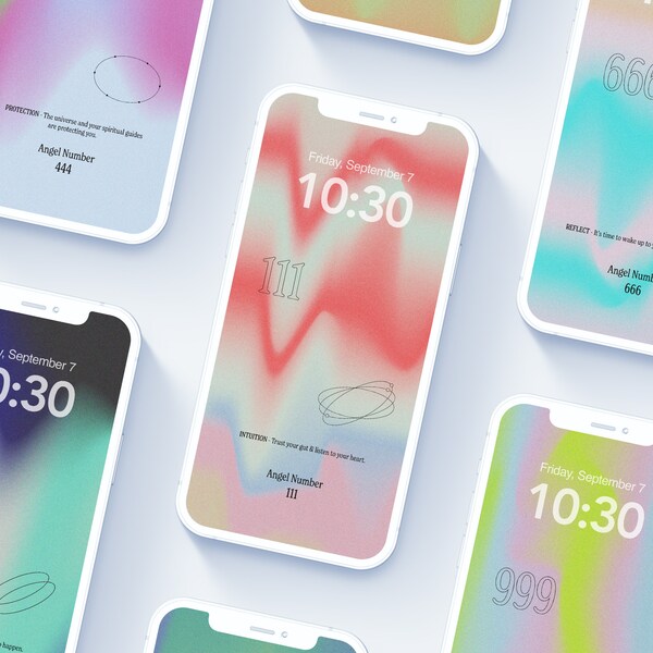 Angel Number Desktop Wallpaper - Etsy