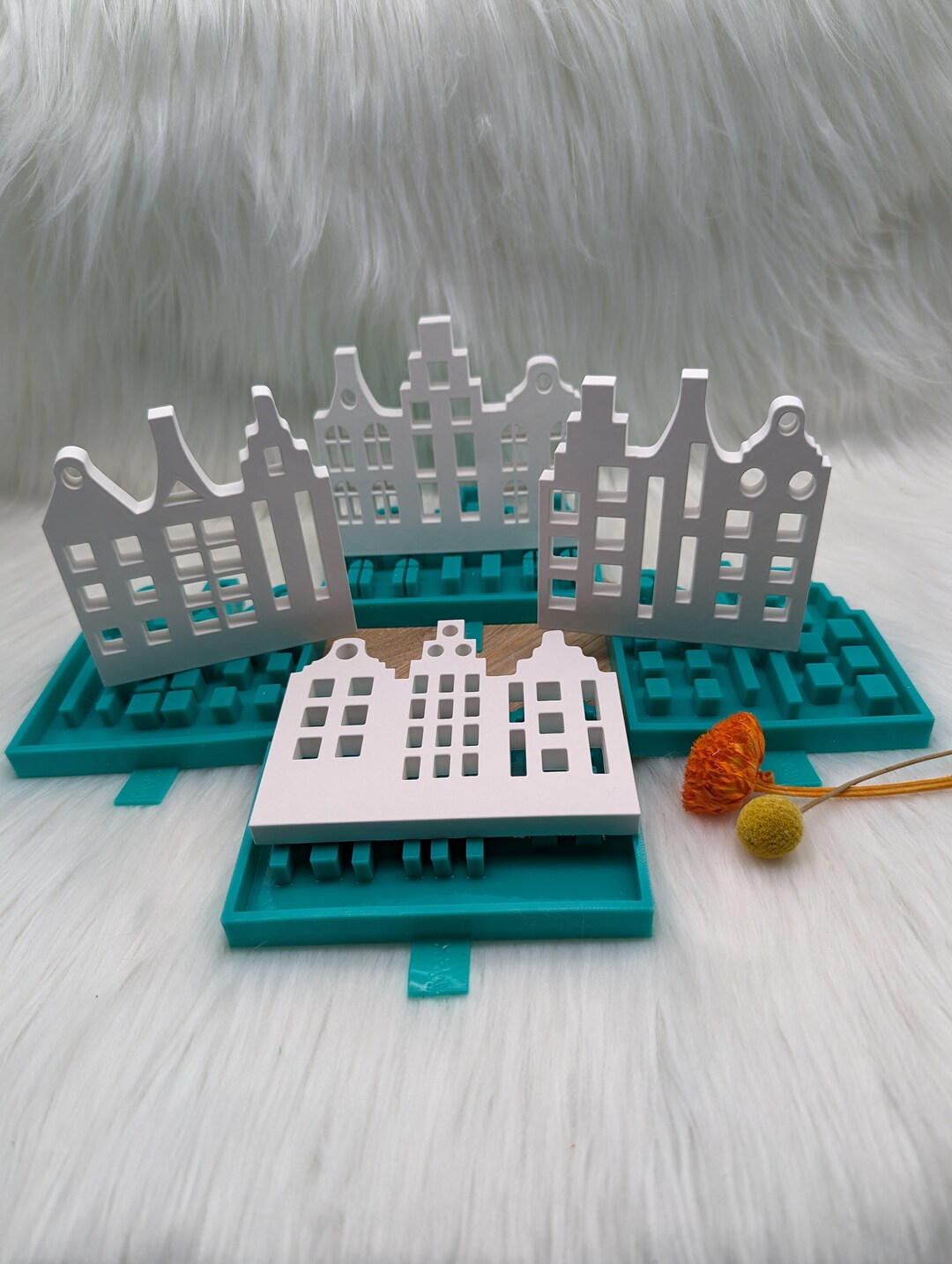 Silicone Mold Canal Houses / Insert / Ring of Houses - Etsy